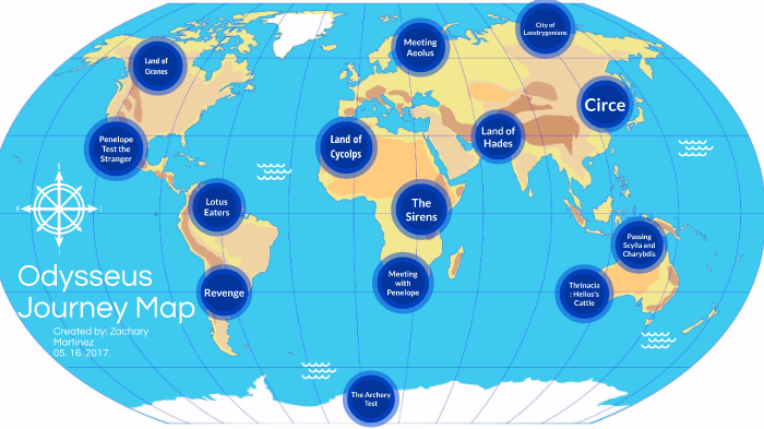 Odysseus Journey Map by Zach Martinez on Prezi