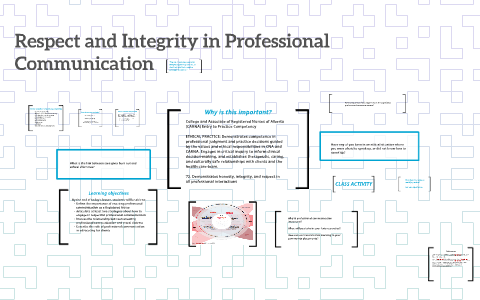 Respect and Integrity in Professional Communication by Ashleigh Tan on ...