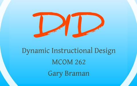 Dynamic Instructional Design Model by Gary Braman on Prezi