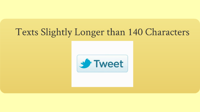 Texts Slightly Longer than 140 Characters by David Romanik on Prezi