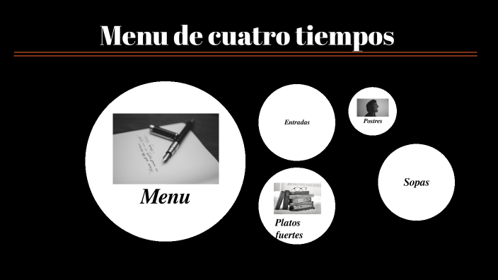 Propuesta de menu de 4 tiempos by Mario Sosa on Prezi