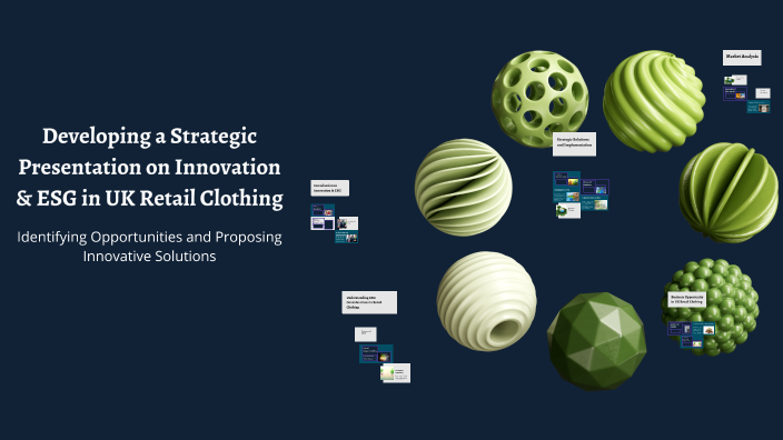 Developing a Strategic Presentation on Innovation & ESG in UK Retail ...