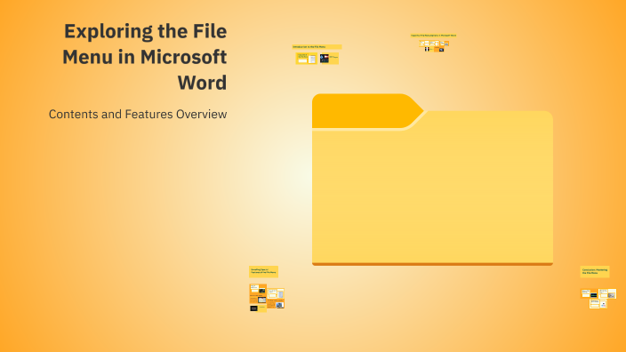 Exploring the File Menu in Microsoft Word by gray batra on Prezi
