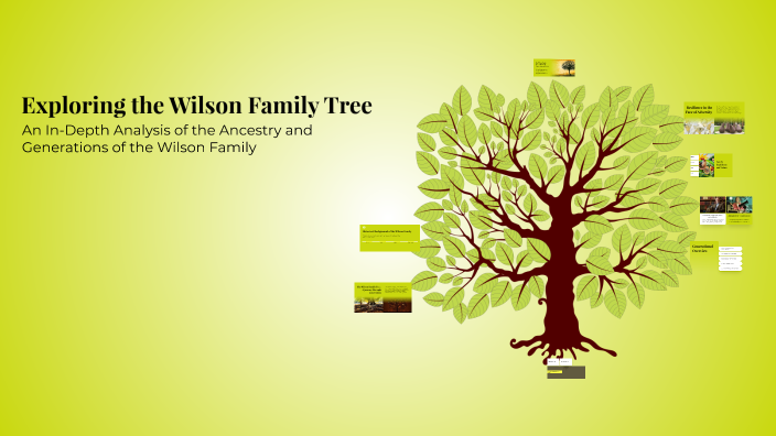 Exploring the Wilson Family Tree by Valerie McClure on Prezi