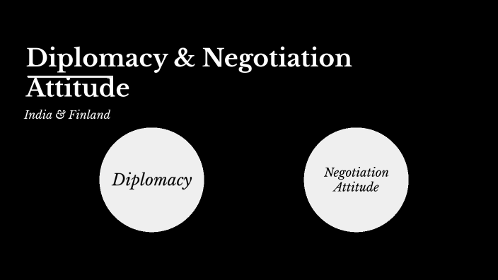 Diplomacy & Negotiation by Rohit Nair on Prezi