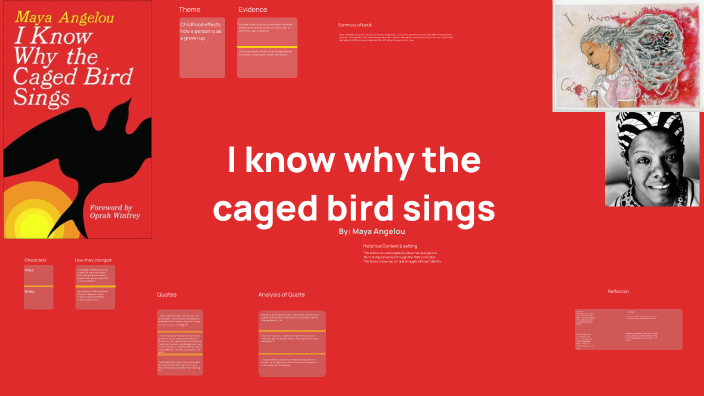 I know why the caged bird sings By: Maya Angelou by Kristen Goss on Prezi