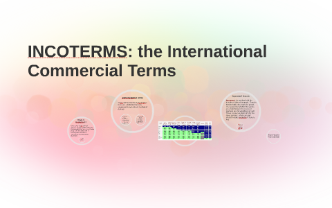 INCOTERMS: the International Commercial Terms by Egle Kazlauskaite on Prezi