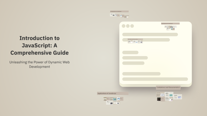 Introduction to JavaScript: A Comprehensive Guide by geeta desai on Prezi