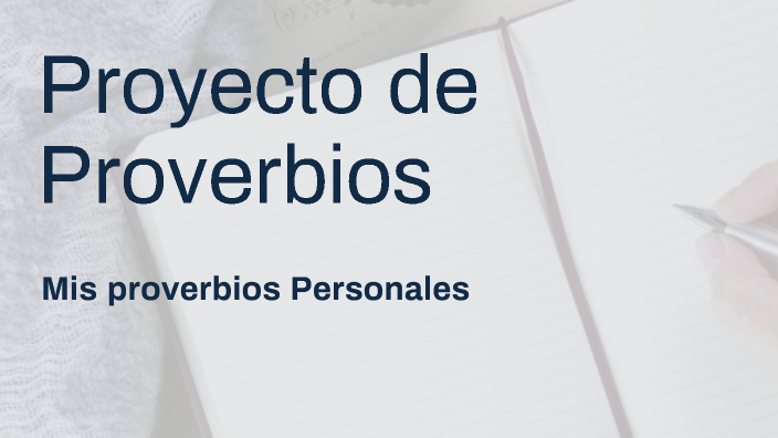 Proyecto de Proverbios by Jean carlos Melean on Prezi