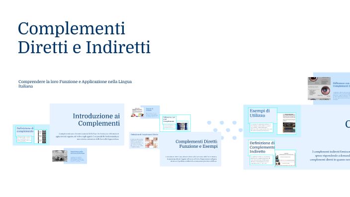 Complementi Diretti e Indiretti by ESTER PEVERE on Prezi
