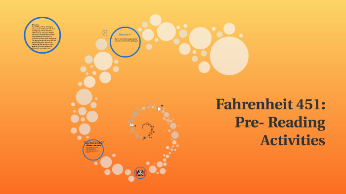 Fahrenheit 451: Pre- Reading Activities by Raelene Halbert on Prezi