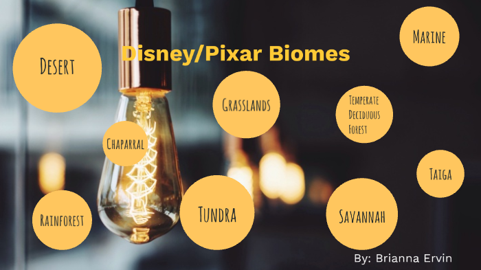 Disney/Pixar Biomes by Brianna Ervin on Prezi
