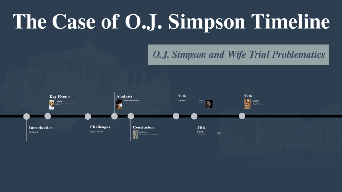 The Case of O.J. Simpson Timeline by Djamila Vico on Prezi