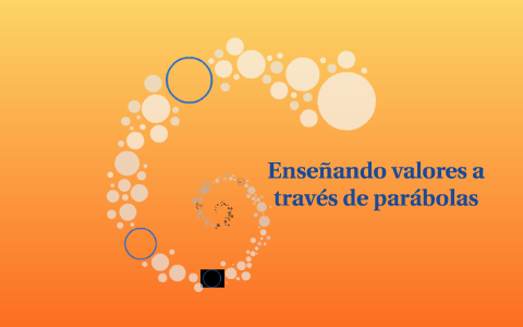 Enseñando valores a través de parábolas by on Prezi
