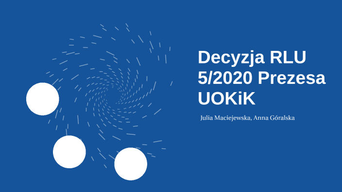 Decyzja Prezesa UOKiK by Anna Barbara on Prezi