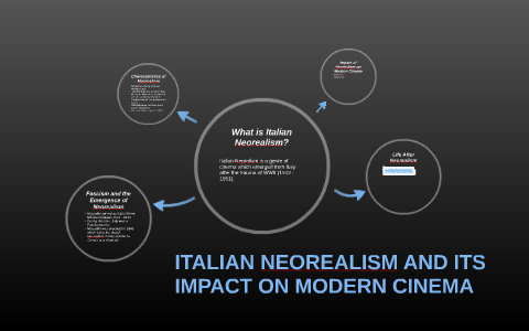 ITALIAN NEOREALISM AND ITS IMPACT ON MODERN CINEMA by Danielle Russell ...