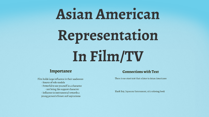 Asian American Representation in Film Timelines/Examples by Aiden Chal ...