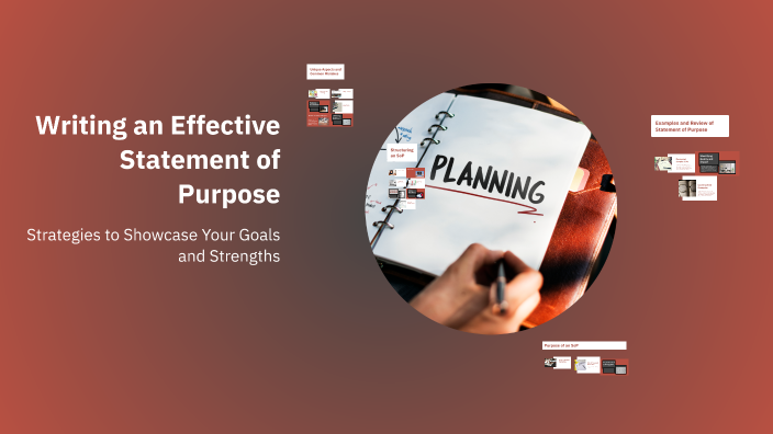 Writing An Effective Statement Of Purpose By 2311cs030335 Medishetti