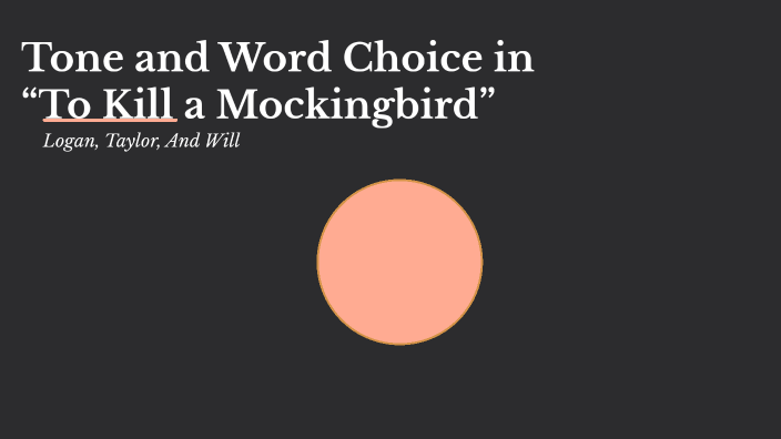 Tone and Word Choice in “To Kill a Mockingbird” by Logan Parrish on Prezi