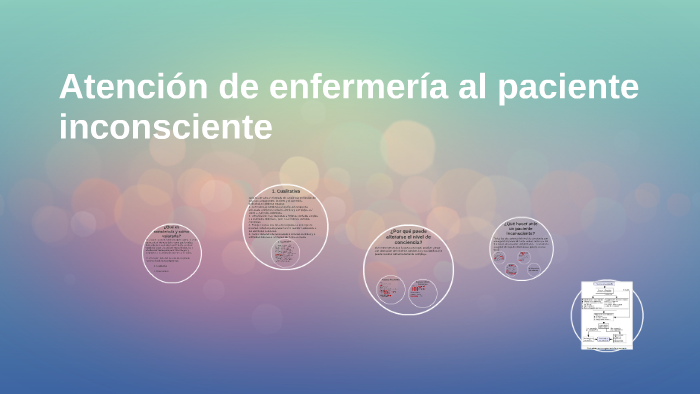 Atención de enfermería al paciente inconsciente by Veronica Amaya ...