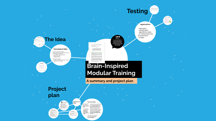 Summary of and Plan for Brain-Inspired Modular Training by Markus ...