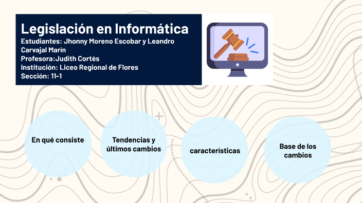 Legislación en informática by Jhonny Moreno Escobar on Prezi