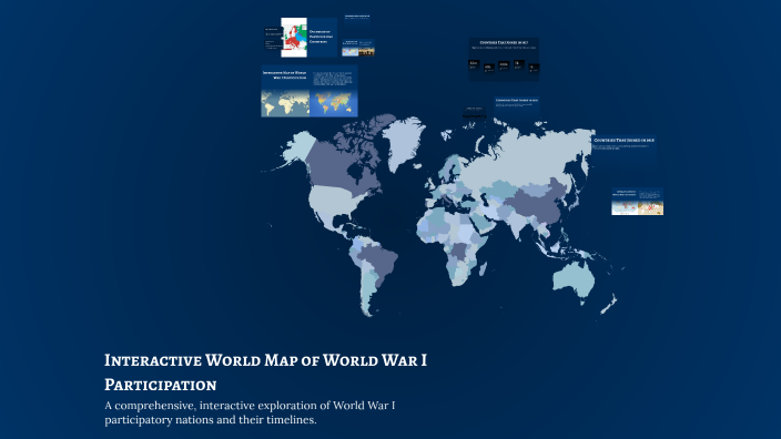 Interactive World Map of World War I Participation by Provo School on Prezi