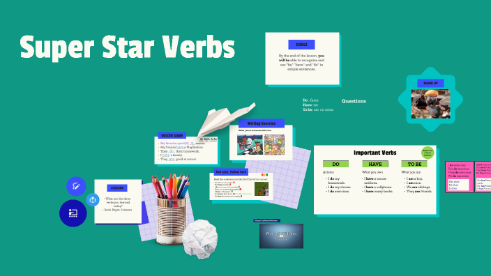 Super Star Verbs by Luiza Coelho on Prezi