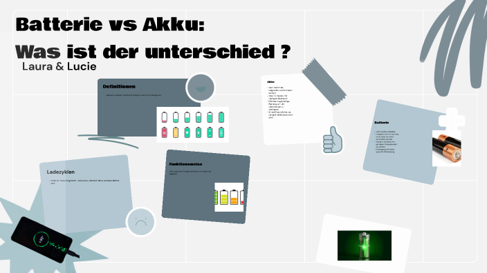 Batterie vs Akku by Laura Glass on Prezi