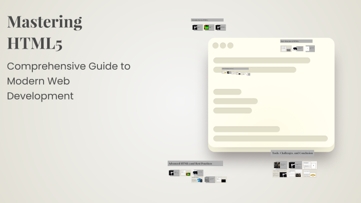Mastering HTML5 by Parth Tiwari on Prezi
