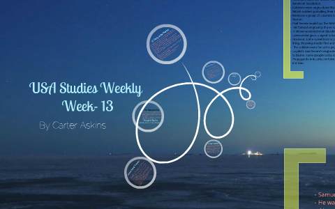 USA Studies Weekly- Week 13 by Carter Askins on Prezi