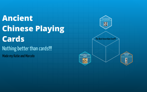 Ancient Chinese Playing Cards by WMS Social Studies on Prezi