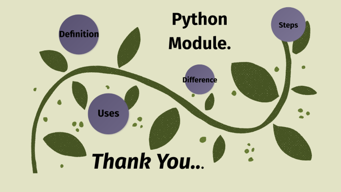 module in python by Tshering Dema on Prezi