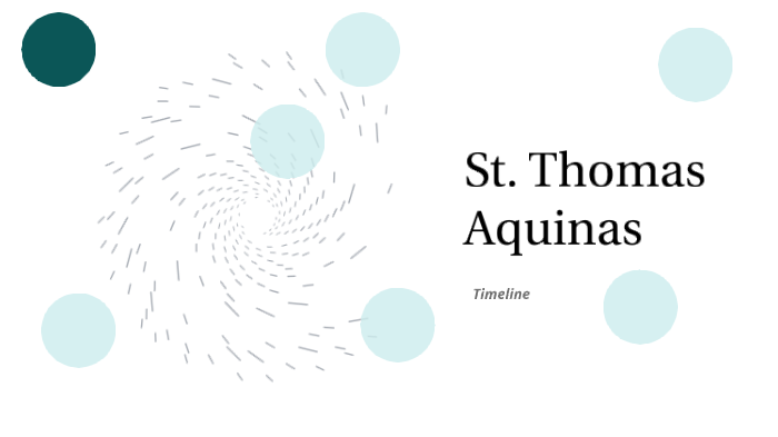 St. Thomas Aquinas Timeline by Madison Lewis on Prezi