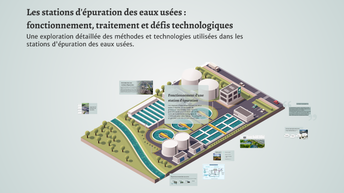Les stations d'épuration des eaux usées : fonctionnement, traitement et ...