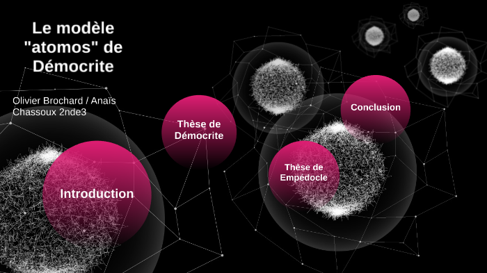 Le modèle "atomos" de Démocrite by Anaïs Chassoux on Prezi