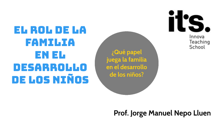 El Rol de la familia en el desarrollo de los Niños by JORGE MANUEL NEPO ...