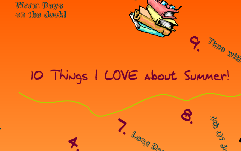 10 Things I Love about Summer by Carrie White on Prezi