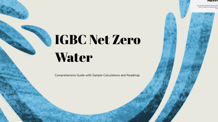 IGBC Net Zero Water by Harshal Hande on Prezi