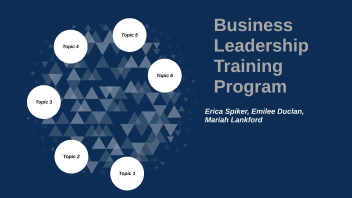 Business Leadership Training Program by Mariah Lankford on Prezi