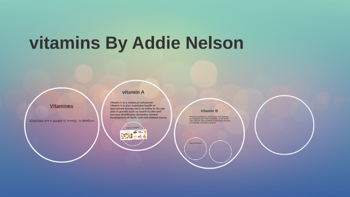 vitamins By Addie Nelson by Adeline Nelson on Prezi