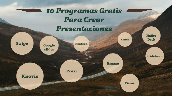 10 programas gratis para crear by Sofia Romero on Prezi