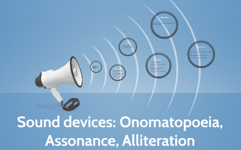 Sound devices: Onomatopoeia, Assonance, Alliteration by Robyn Schippers ...