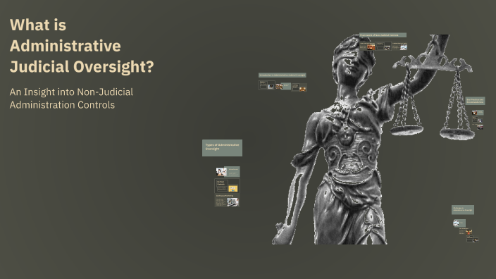 What is Administrative Judicial Oversight? by Ilker on Prezi