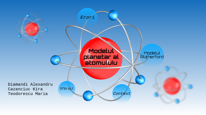 Modelul Planetar Rutherford by Diamandi Alexandru on Prezi