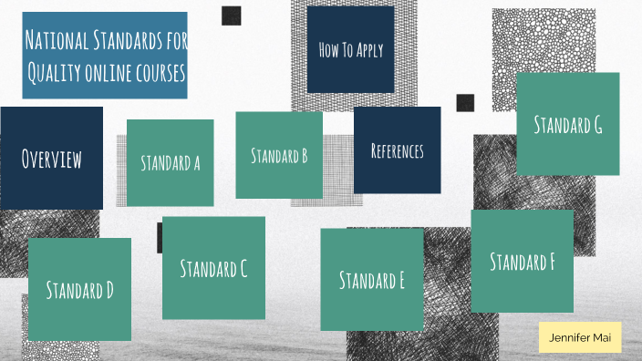 National Standards For Quality Online Courses By Jennifer Mai On Prezi