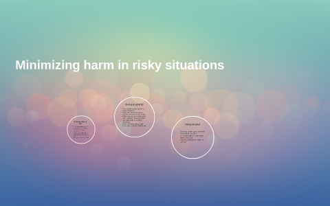 Minimising harm in risky situations by on Prezi