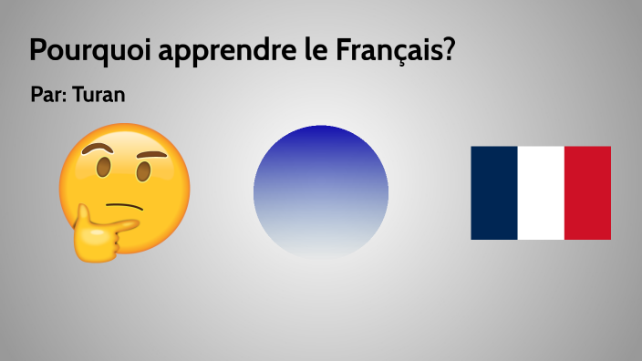Pourquoi apprendre le français? by turan Arbashiyev on Prezi