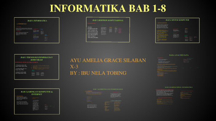 BAB 1-5 INFORMATIKA by amel silaban on Prezi