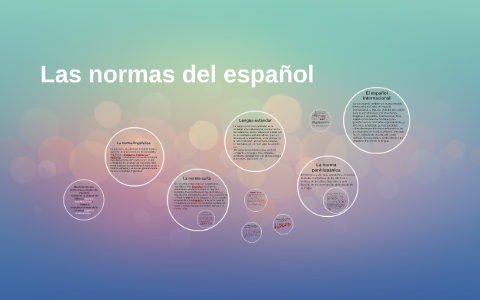 Las normas del español by MG Monte on Prezi